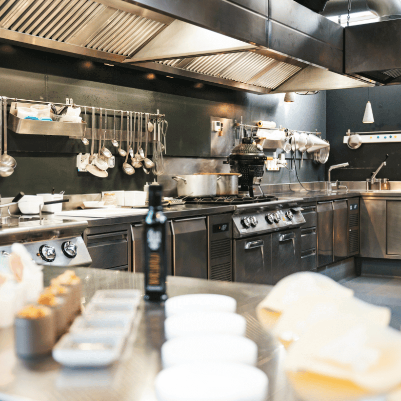 Optimal Layouts for Commercial Kitchens