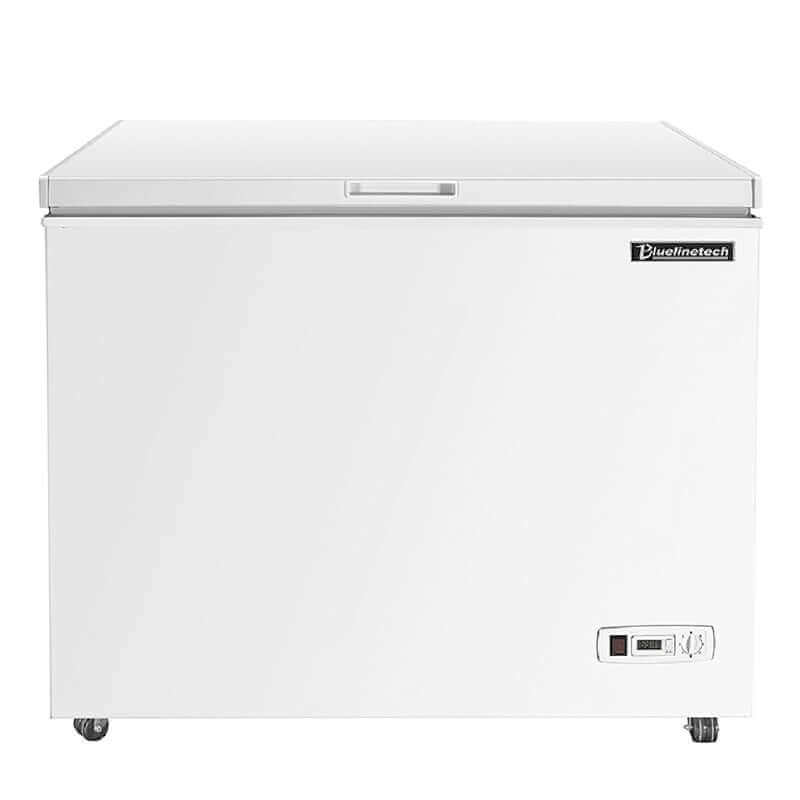 Bluelinetech 7.0 Cubic Feet Chest Freezer White with Storage Basket